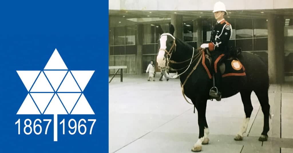 The Mounted Police Officer's Precious New Uniform