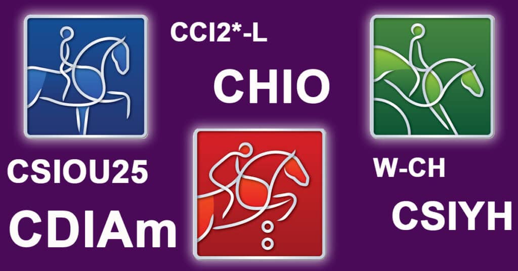 Glossary of FEI Competition Acronyms